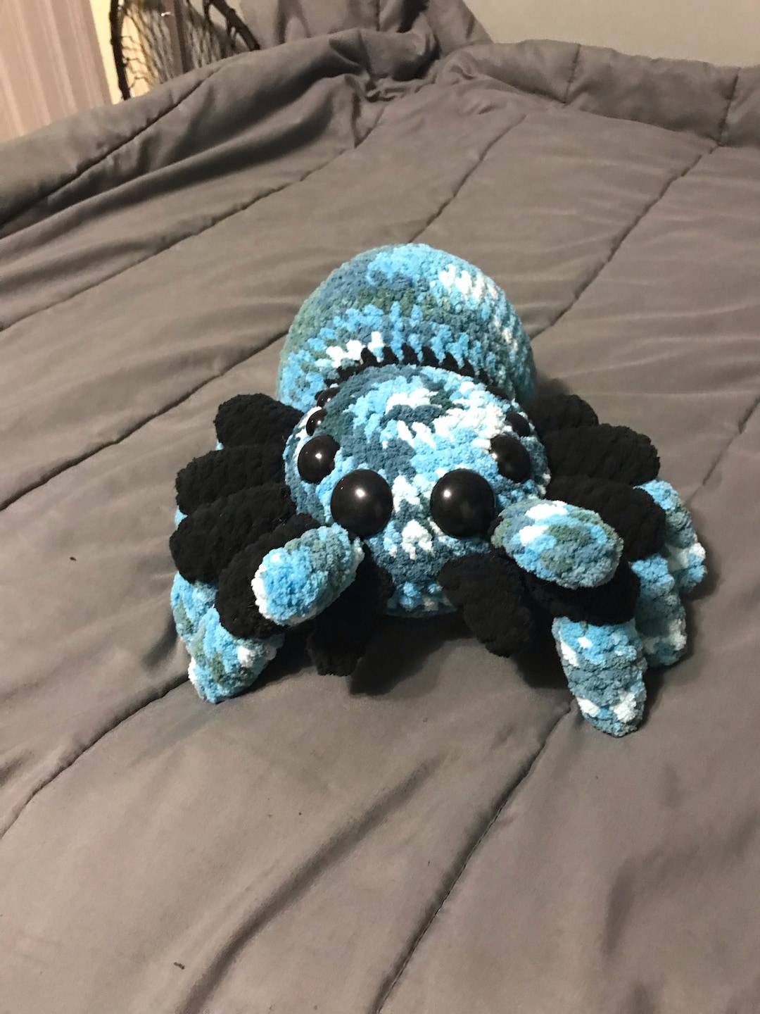Fluffy Spiders - Etsy