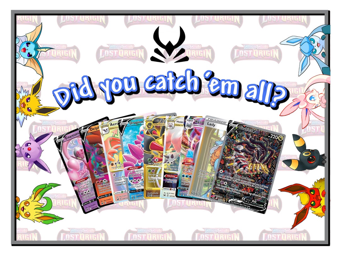 Lost Origin Checklist (includes Trainer Gallery) for Tracking Pokemon ...