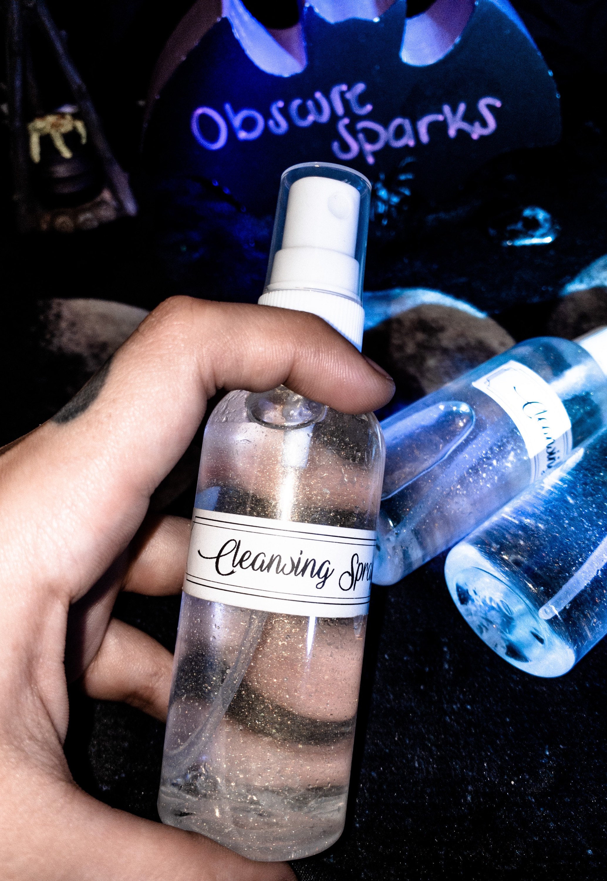CLEANSING SPRAY | Witch Altar Spray With Gold Shimmer| Ritual Spray ...