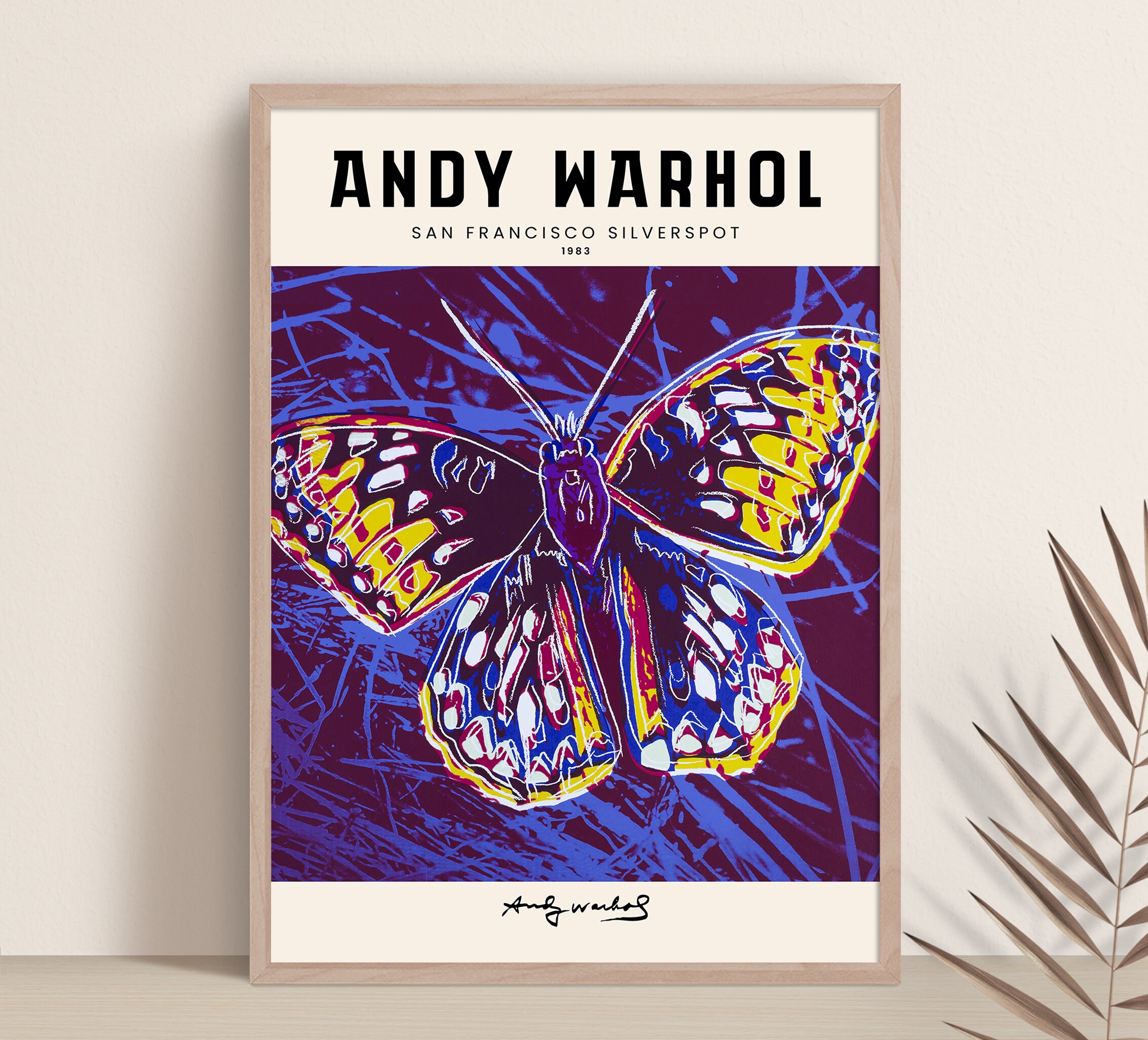 Digital Prints Art & Collectibles Digital Art Exhibition Poster Warhol ...