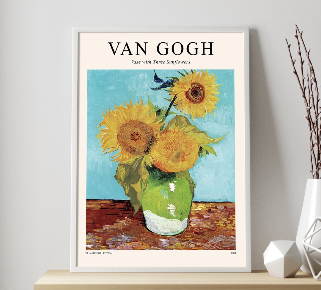 Vincent Van Gogh, Sunflowers Print, Van Gogh Print, Van Gogh Poster ...