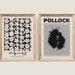Black and White Exhibition Set of 12 Prints, Museum Poster Set ...