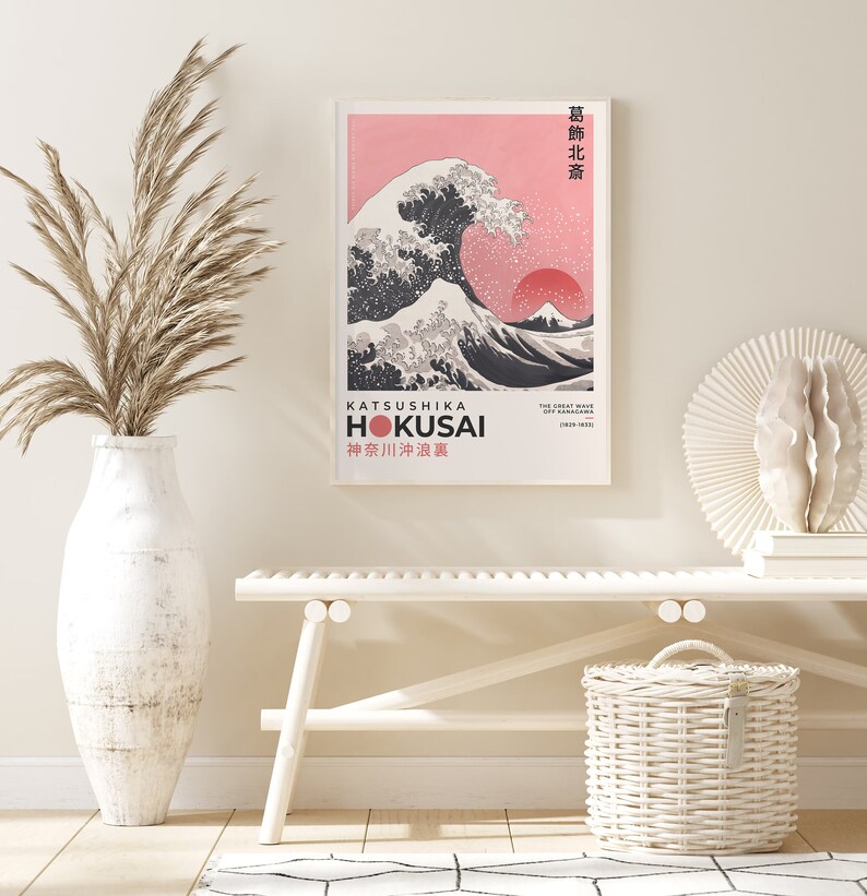 Hokusai Print, the Great Wave Print, Japanese Art Print, Katsushika ...