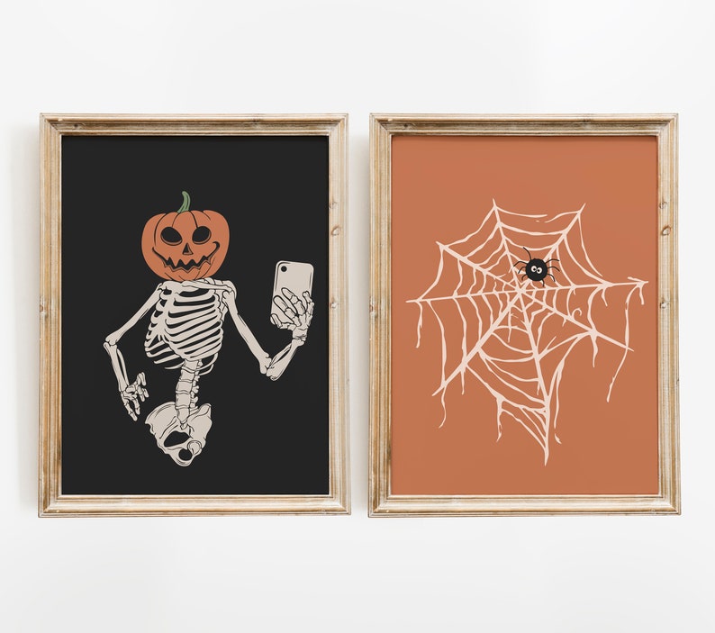 Halloween Art Mega Bundle Set, Set of 13, Halloween Gallery Wall ...