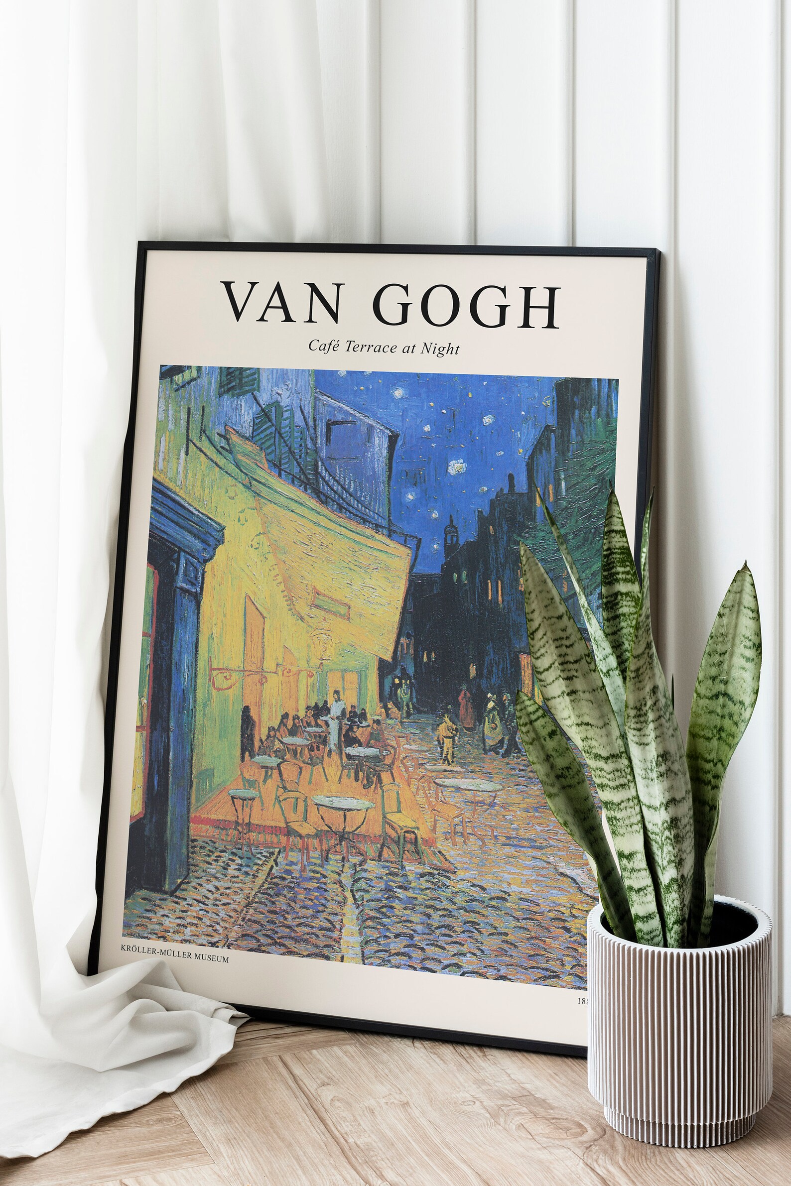 Vincent Van Gogh, Cafe Terrace at Night, Van Gogh Print, Van Gogh ...