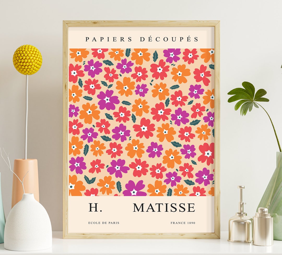 Henri Matisse Flower Market, Matisse Flower, Exhibition Print, Matisse ...