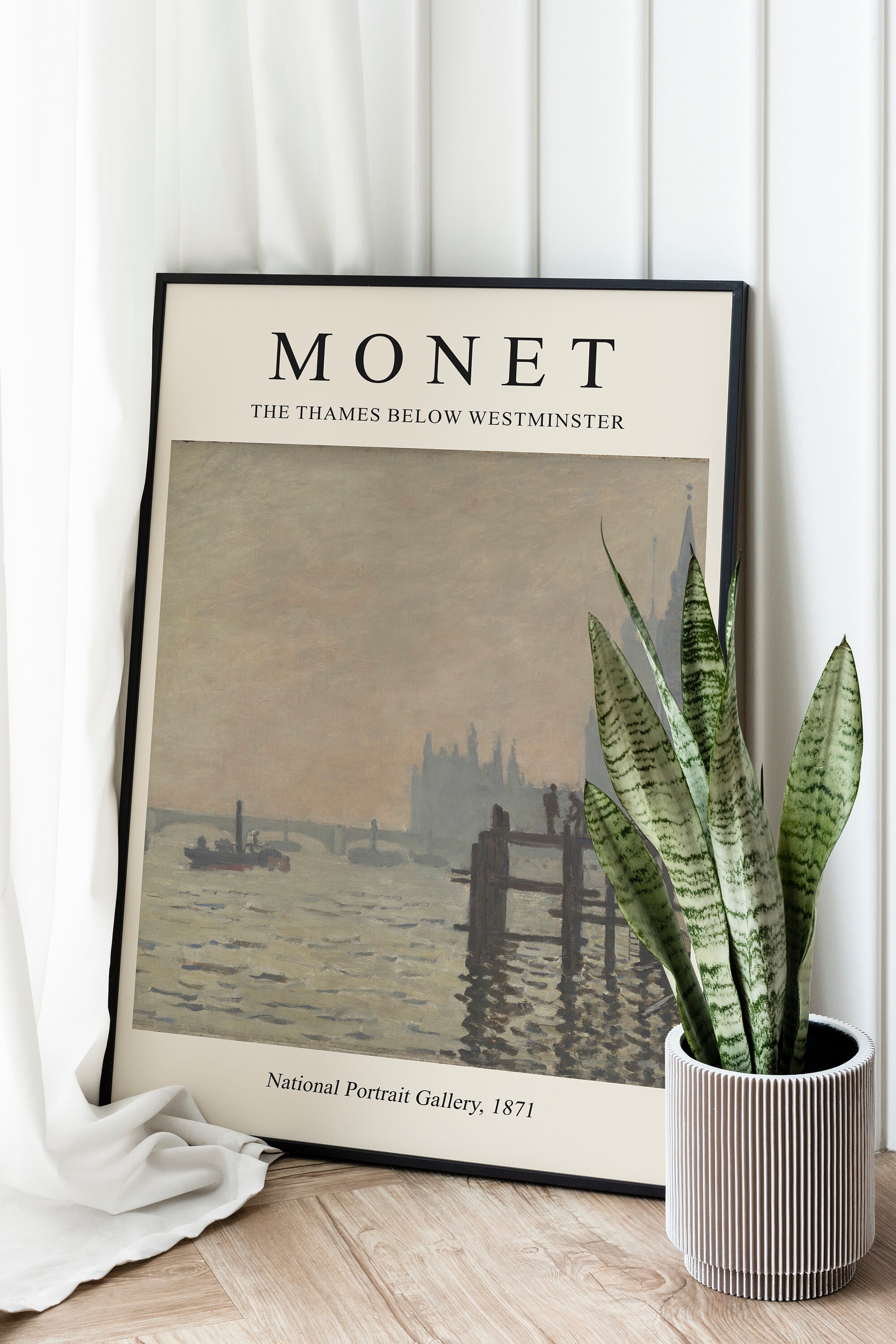 Thames Below Westminster Monet