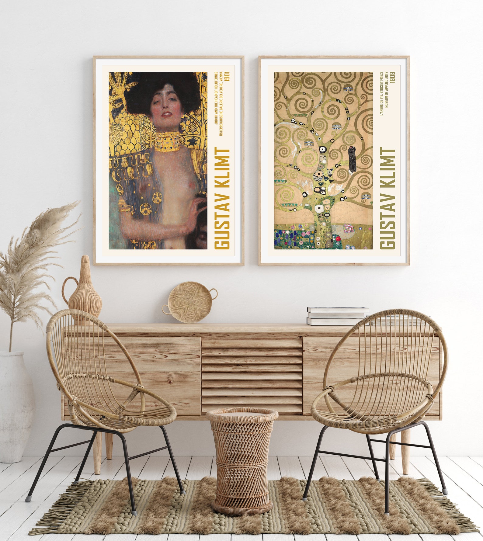 Set of 12 Gustav Klimt Prints Gallery Wall Art Set Museum | Etsy