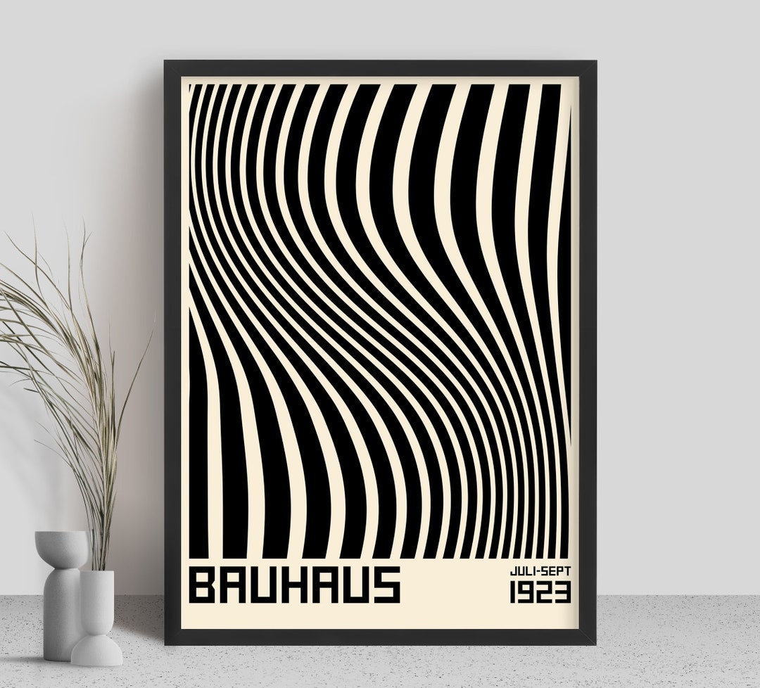 Bauhaus Exhibition Poster, Bauhaus Poster, Bauhaus Art Print, Vintage ...