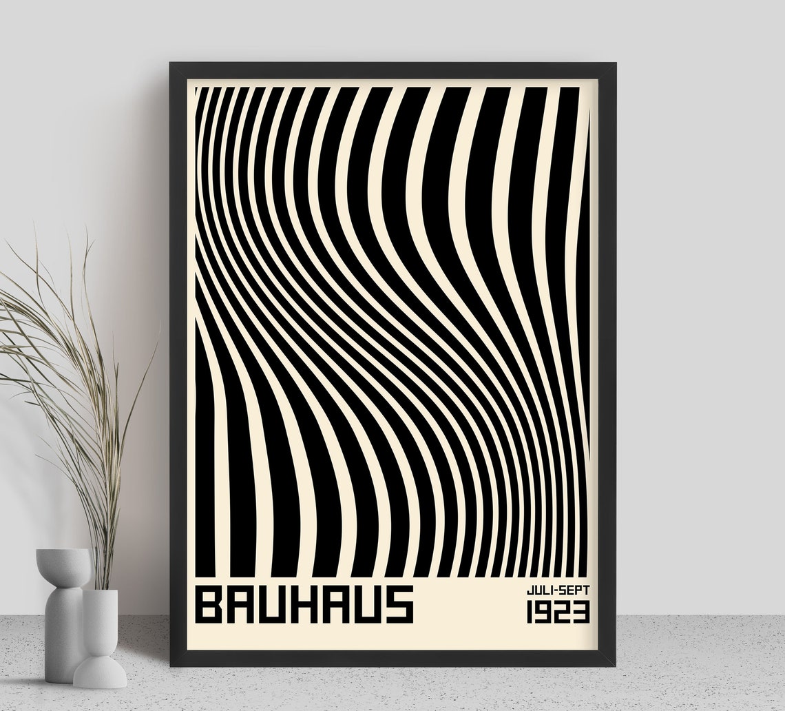 Bauhaus Exhibition Poster Bauhaus Poster Bauhaus Art Print - Etsy