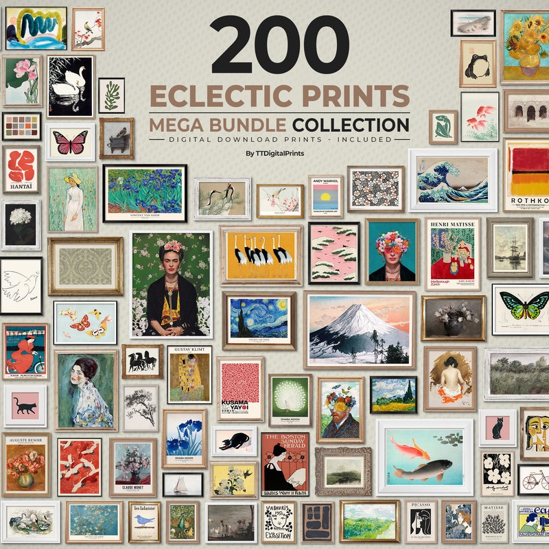 Modern Eclectic Art - Etsy