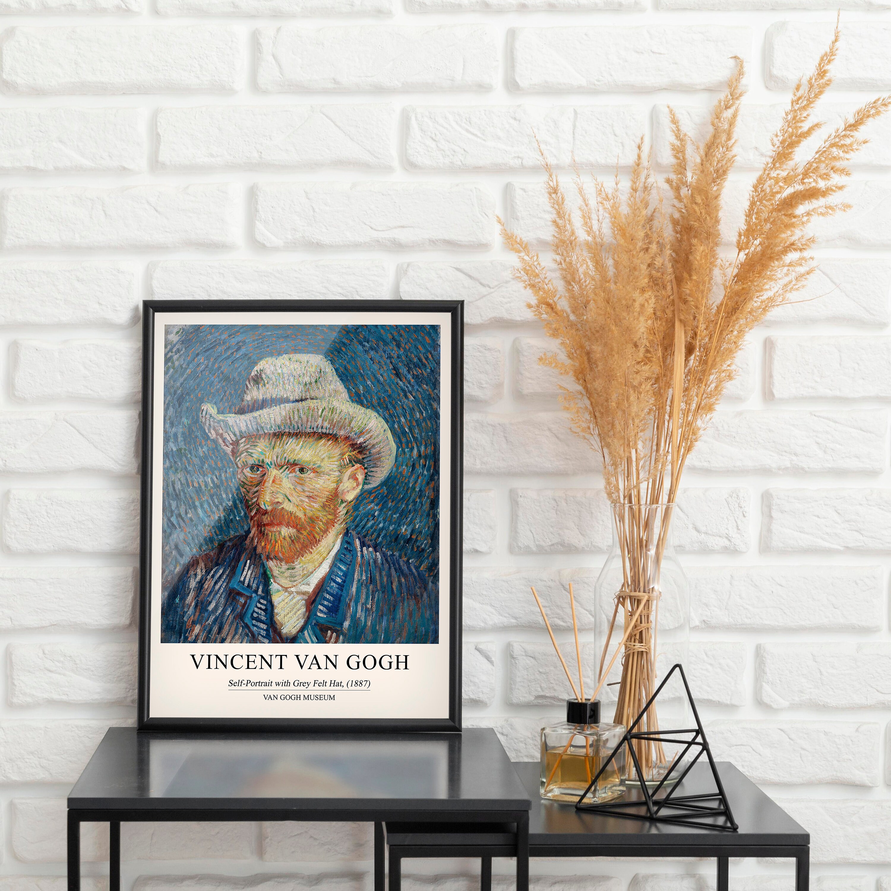 Van Gogh Self Portrait Van Gogh Print Digital Wall Art - Etsy