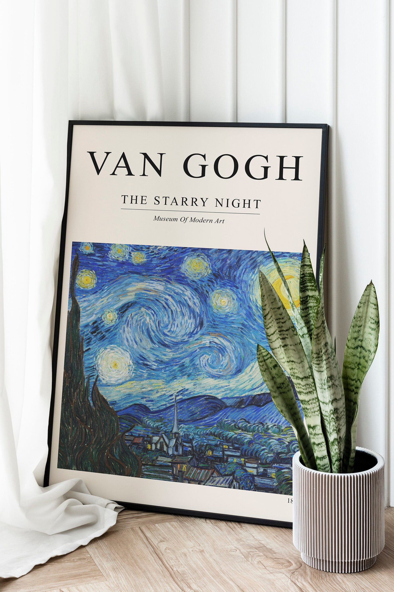 Van Gogh Starry Night, Vincent Van Gogh Print, Starry Night Poster ...