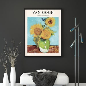 Vincent Van Gogh, Sunflowers Print, Van Gogh Print, Van Gogh Poster ...
