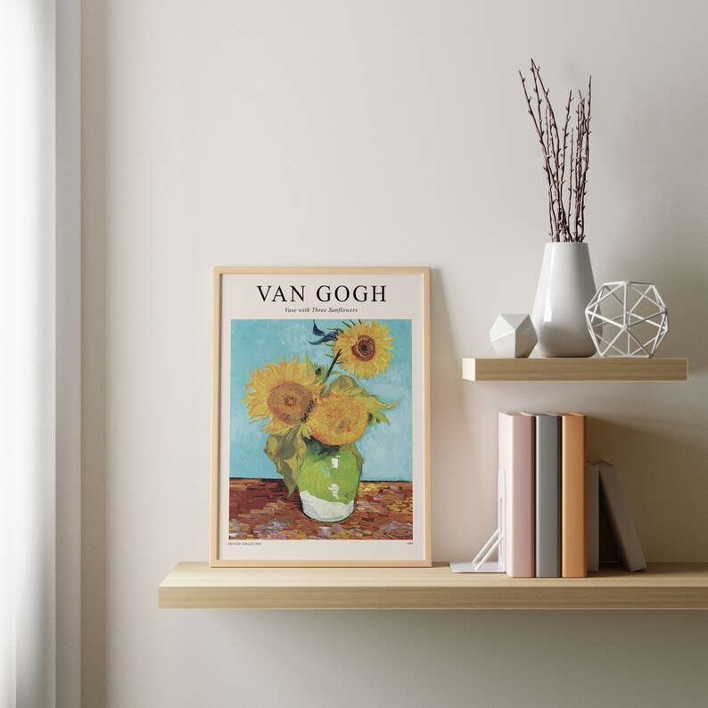 Vincent Van Gogh Sunflowers Print Van Gogh Print Van Gogh - Etsy