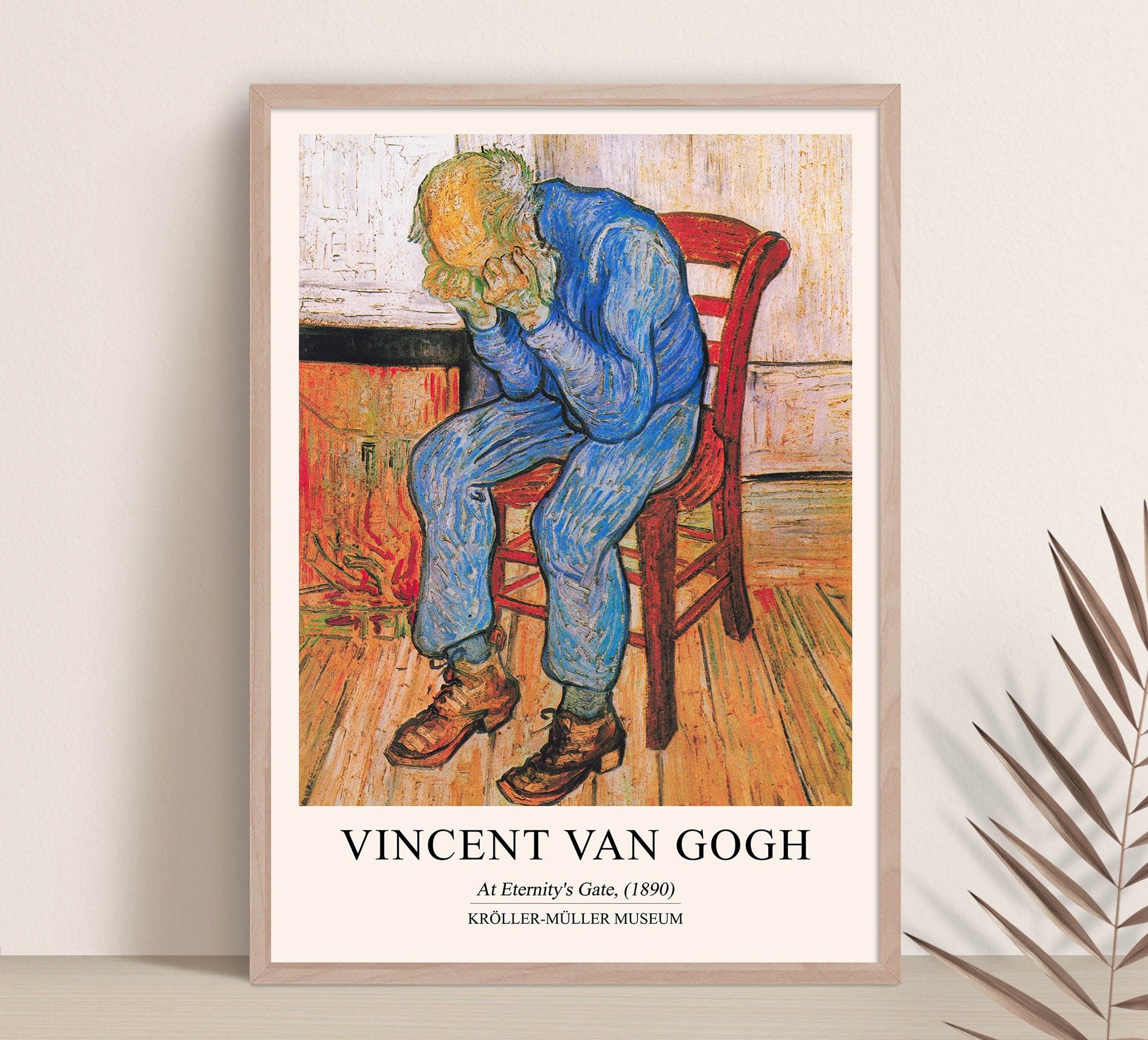 Vincent Van Gogh, Van Gogh Print, at Eternity's Gate, Digital Wall Art ...