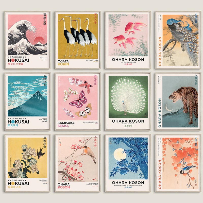 Japanese Print - Etsy