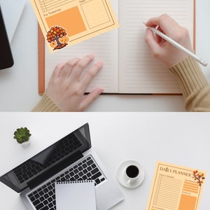 Basic Autumn Themed Daily Planner / Printable and Digital Download ...