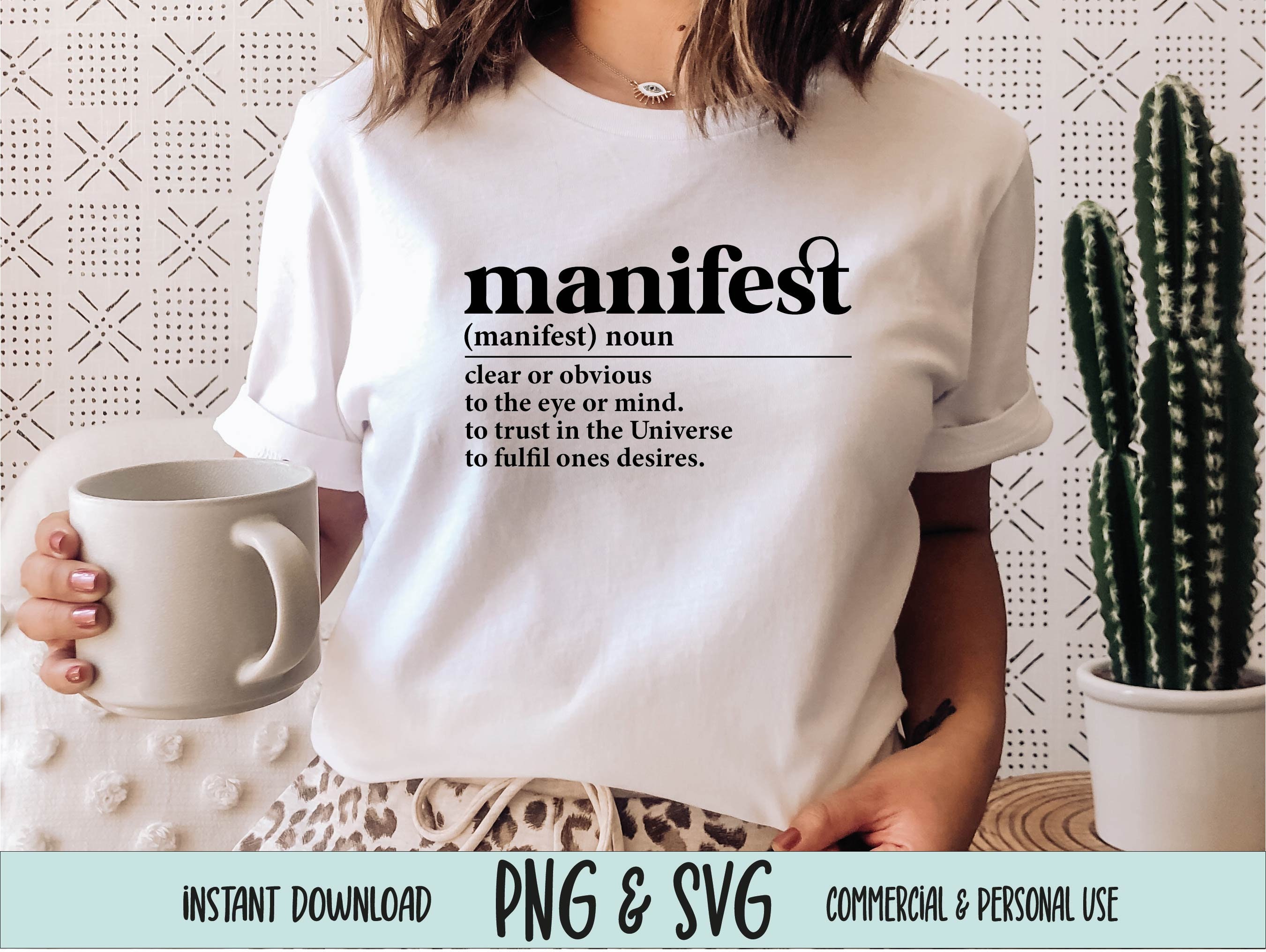 Manifest Noun SVG PNG File Instant Download Cut Cricut - Etsy UK