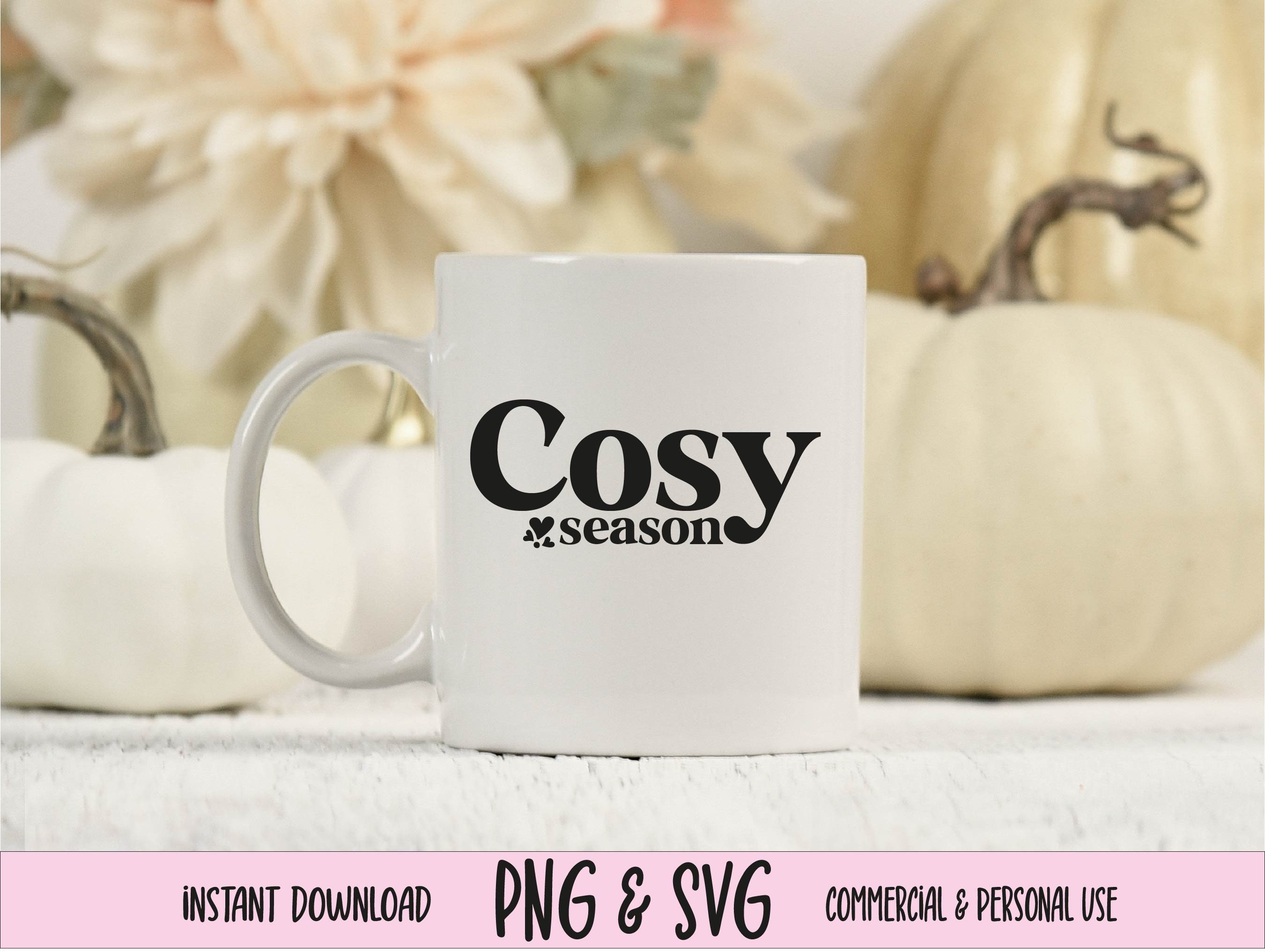 Cosy Season SVG PNG File Instant Download Cut Cricut - Etsy