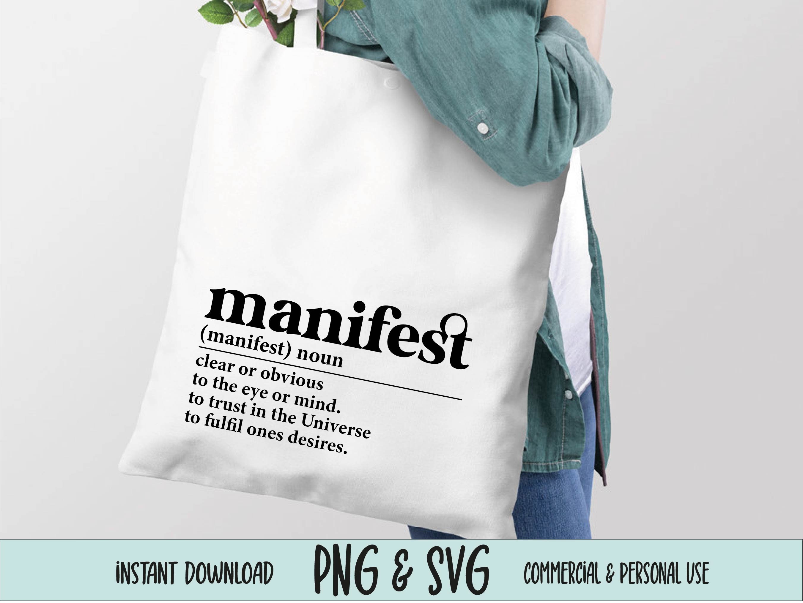 Manifest Noun SVG PNG File Instant Download Cut Cricut - Etsy UK