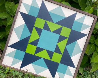 Barn Quilt, Rose Barn Quilt, Wall Decor, Handmade, Barn Quilts, Flowers ...