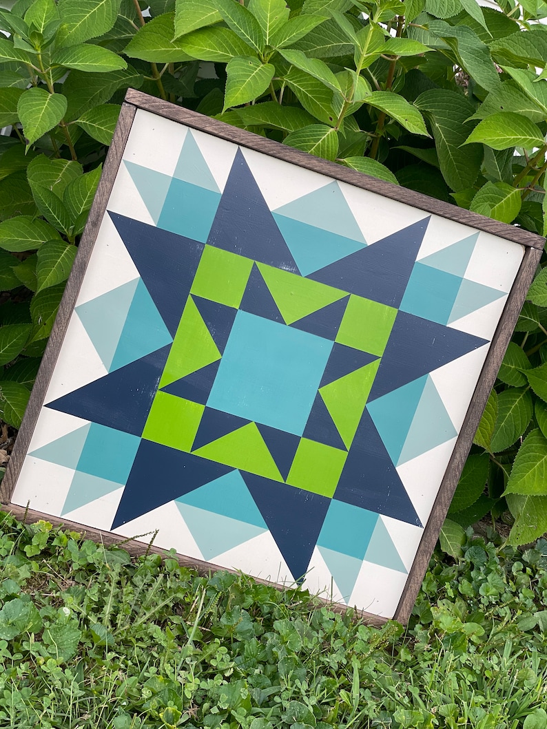 2x2 Handmade Barn Quilt - Etsy