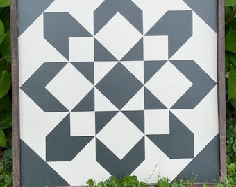 Barn Quilt, Rose Barn Quilt, Wall Decor, Handmade, Barn Quilts, Flowers ...