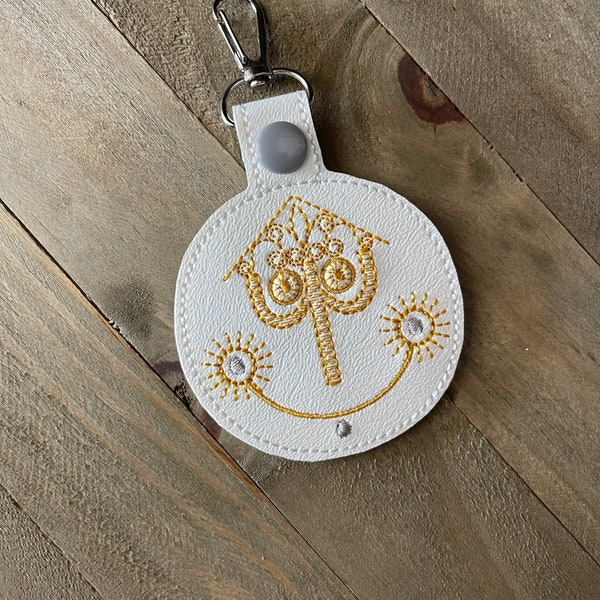 Clock Keychain - Etsy