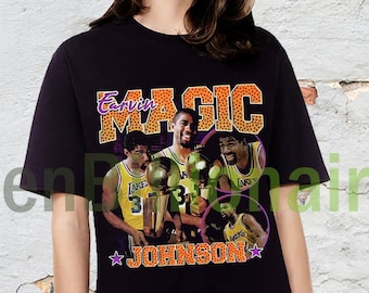 Magic Johnson T Shirt - Etsy