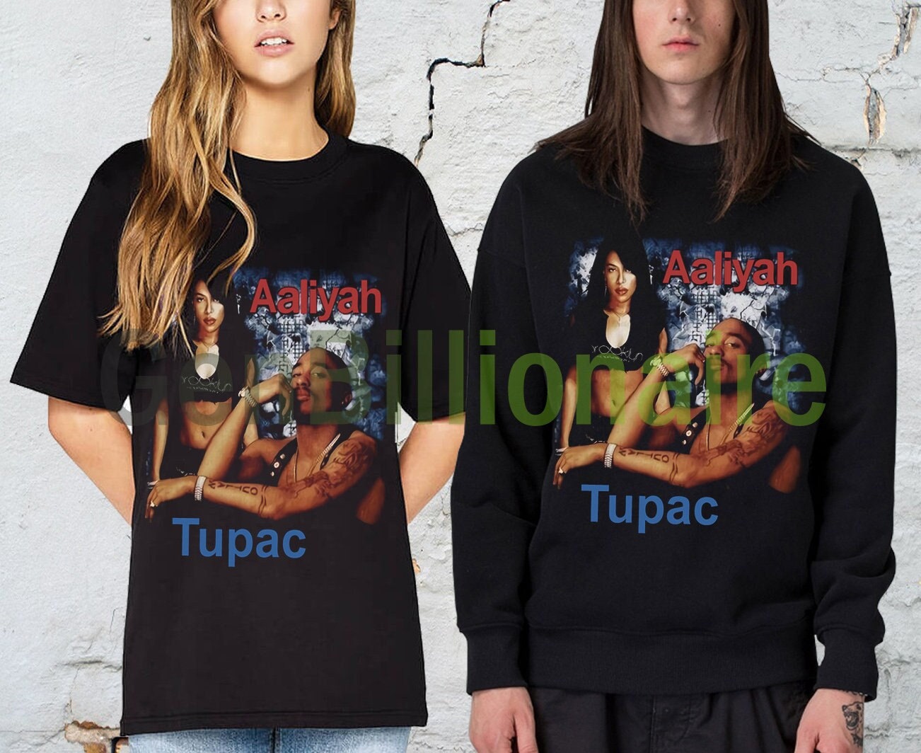 Tupac And Aaliyah Shirt
