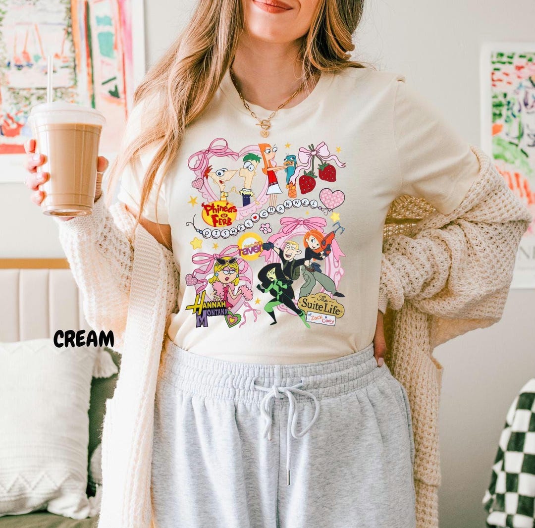 Nostalgic Disney Channel, Retro Style Shirt, Millennial T-shirt, Gift ...