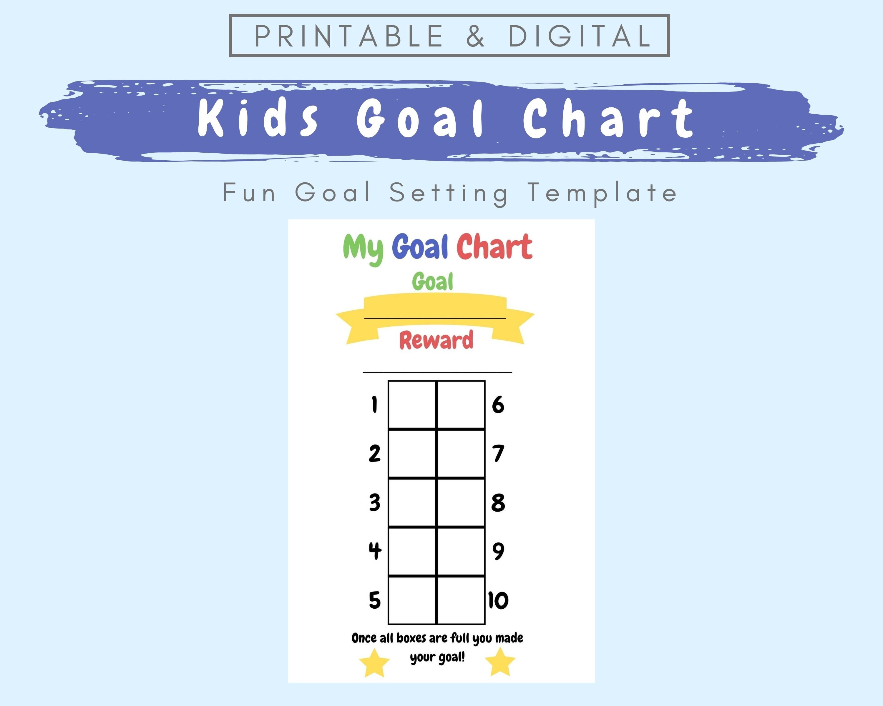 Goal Chart Template