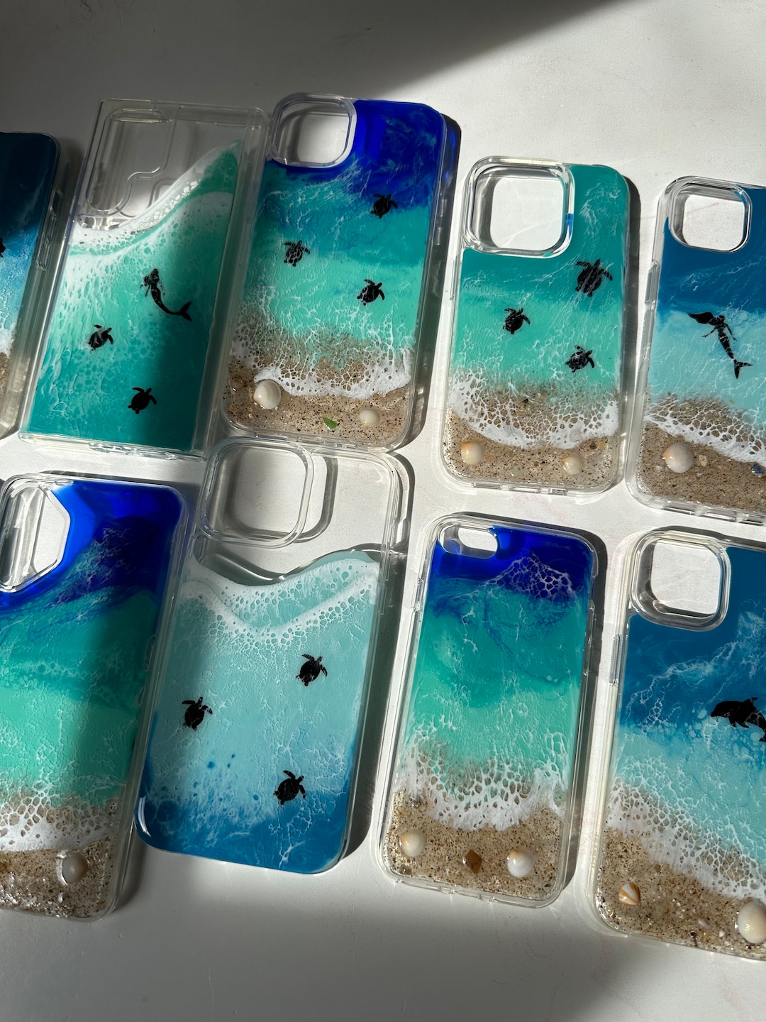 Ocean Wave Design Custom iPhone and Samsung Phone Cases. Sharks, Sea ...