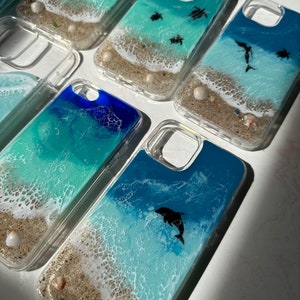 Ocean Wave Design Custom iPhone and Samsung Phone Cases. Sharks, Sea ...