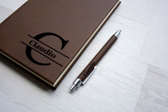Customized Leather Journal Personalized Leatherette Journal - Etsy