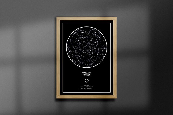 Custom Star Map Personalized Star Map Star Map Print | Etsy