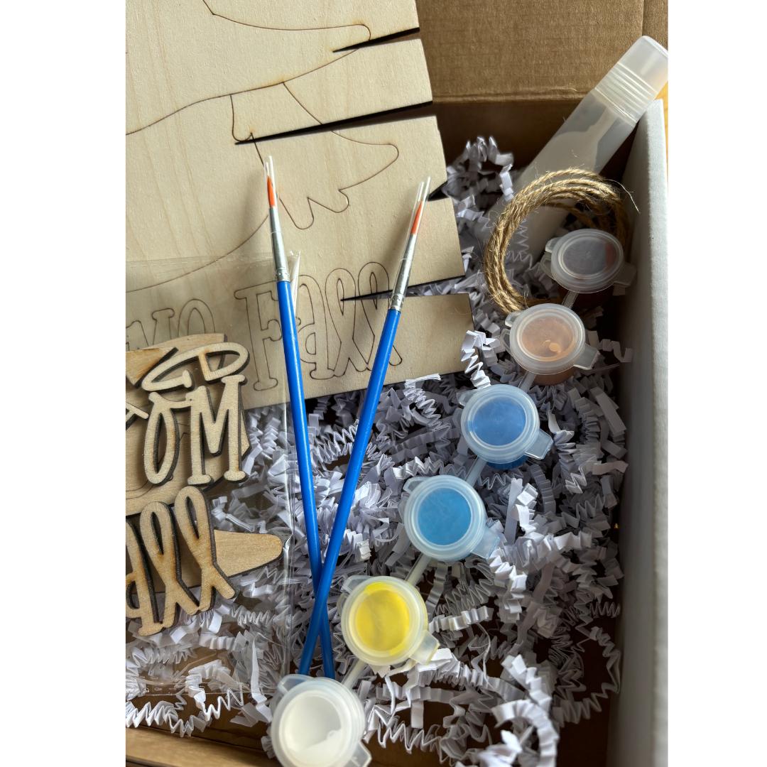 DIY Fall Scarecrow Paint Kit, Thanksgiving Family Activity, Kids Craft ...