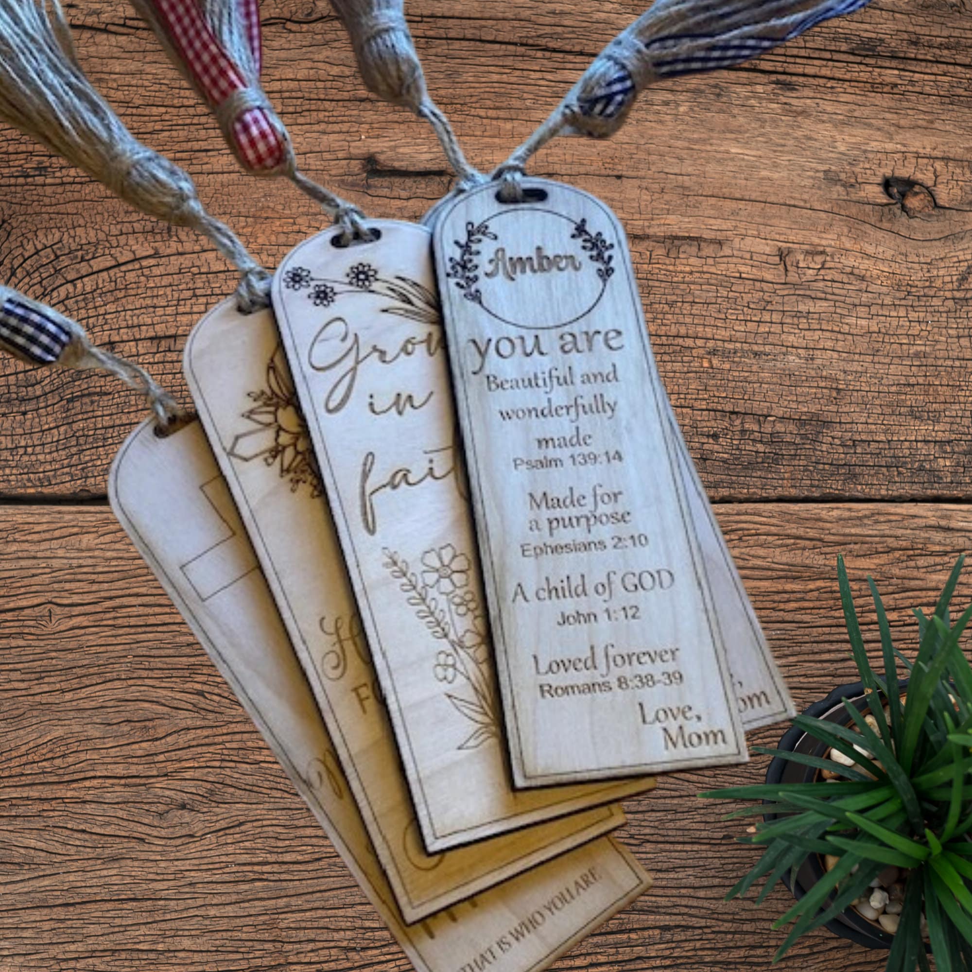 Faith-inspiring Bible Bookmarks, Personalized Christian Gifts, Easter ...