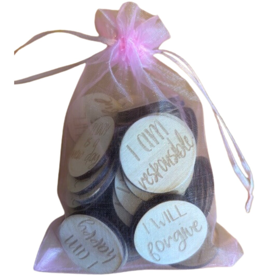 Custom Engraved Affirmation Tokens, Mother's Day Inspirational Gift ...