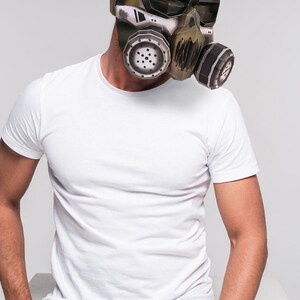 Military Gas Papercraft Mask, Gas Mask Template, DIY Paper Mask,low ...