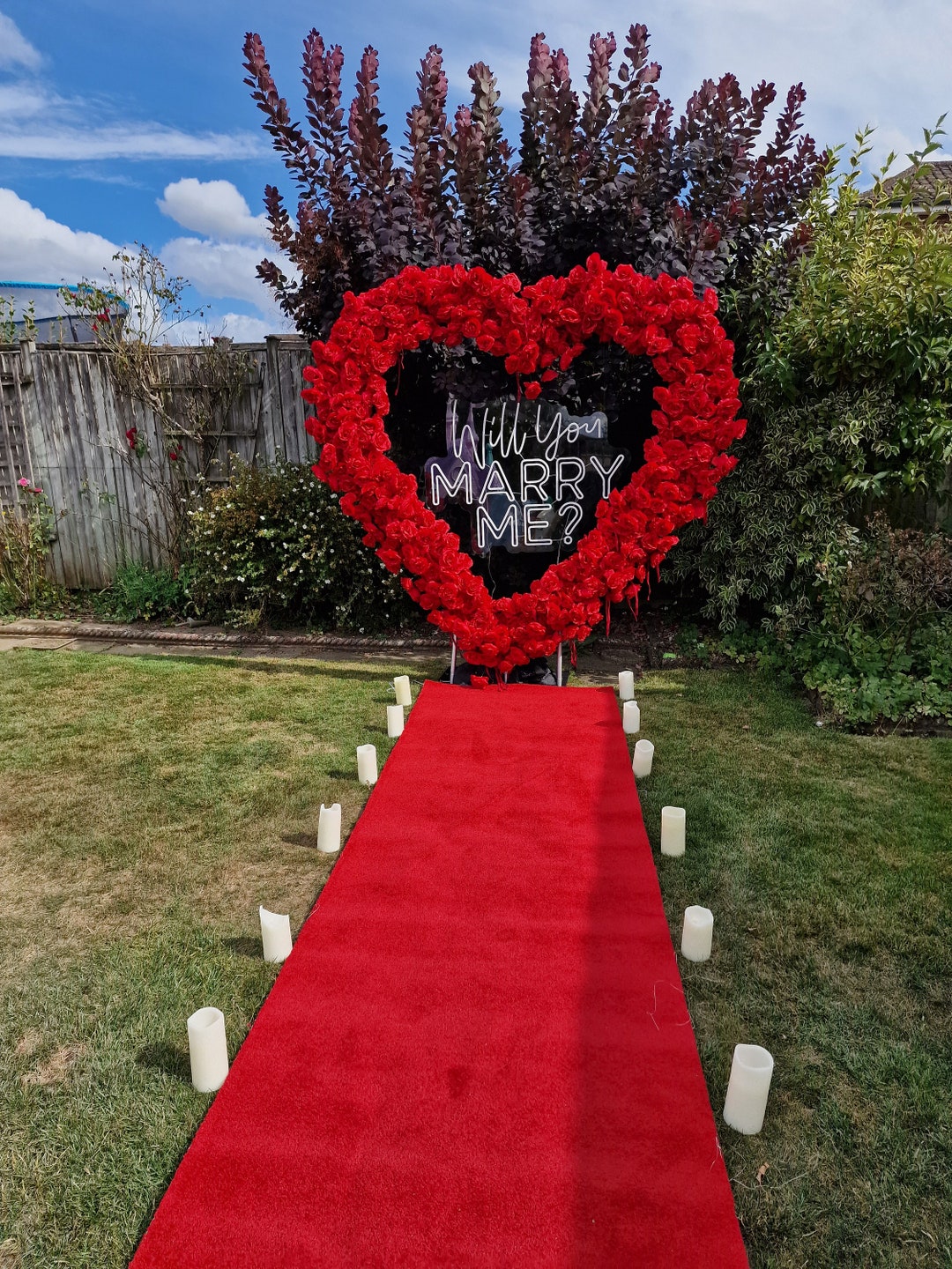 Romantic Proposal Decor Engagement Neon Sign-wedding Proposal Sign ...