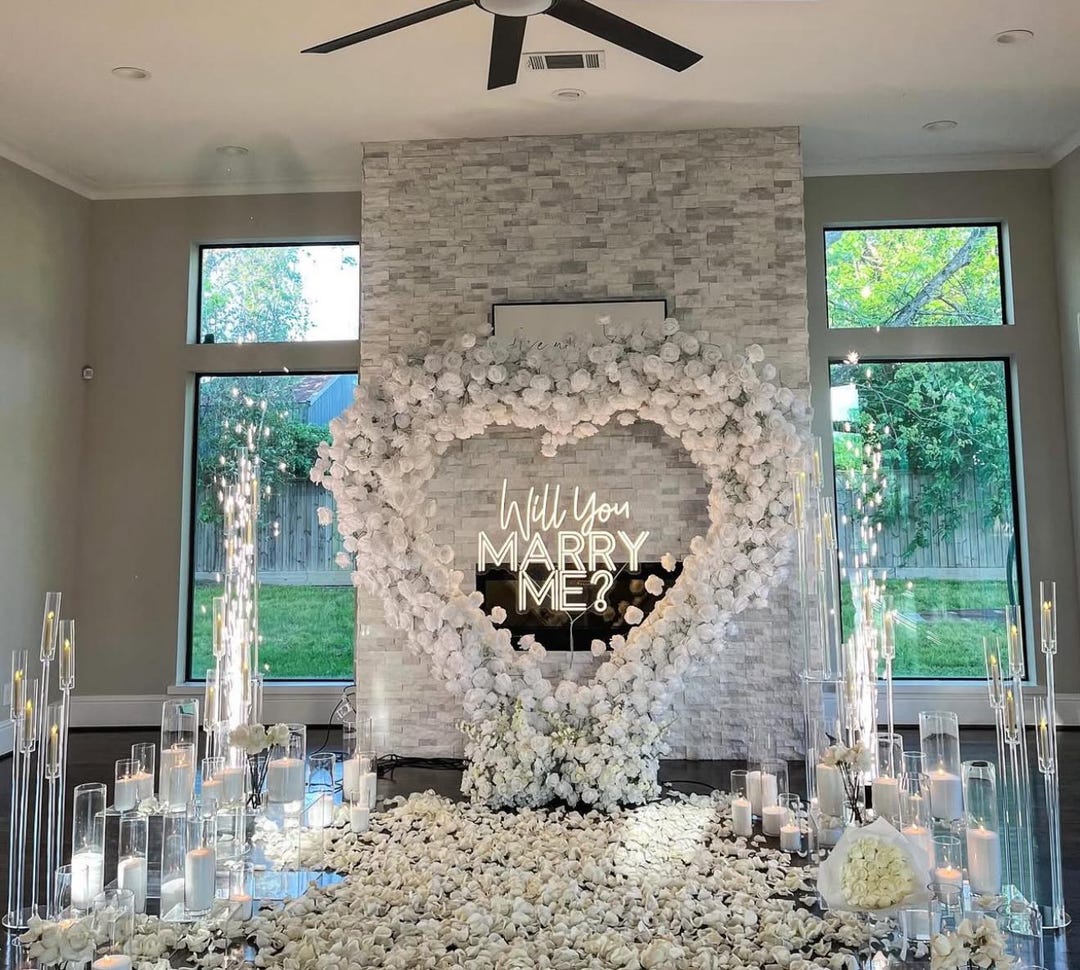 Proposal Decoration Will You Marry Me Decoration HIRE LONDON Kent - Etsy