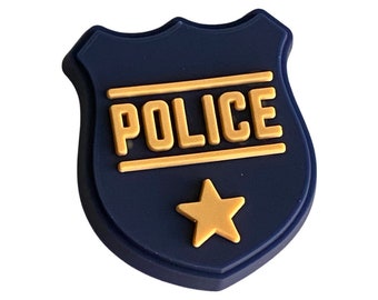Police Badge Charm | Etsy
