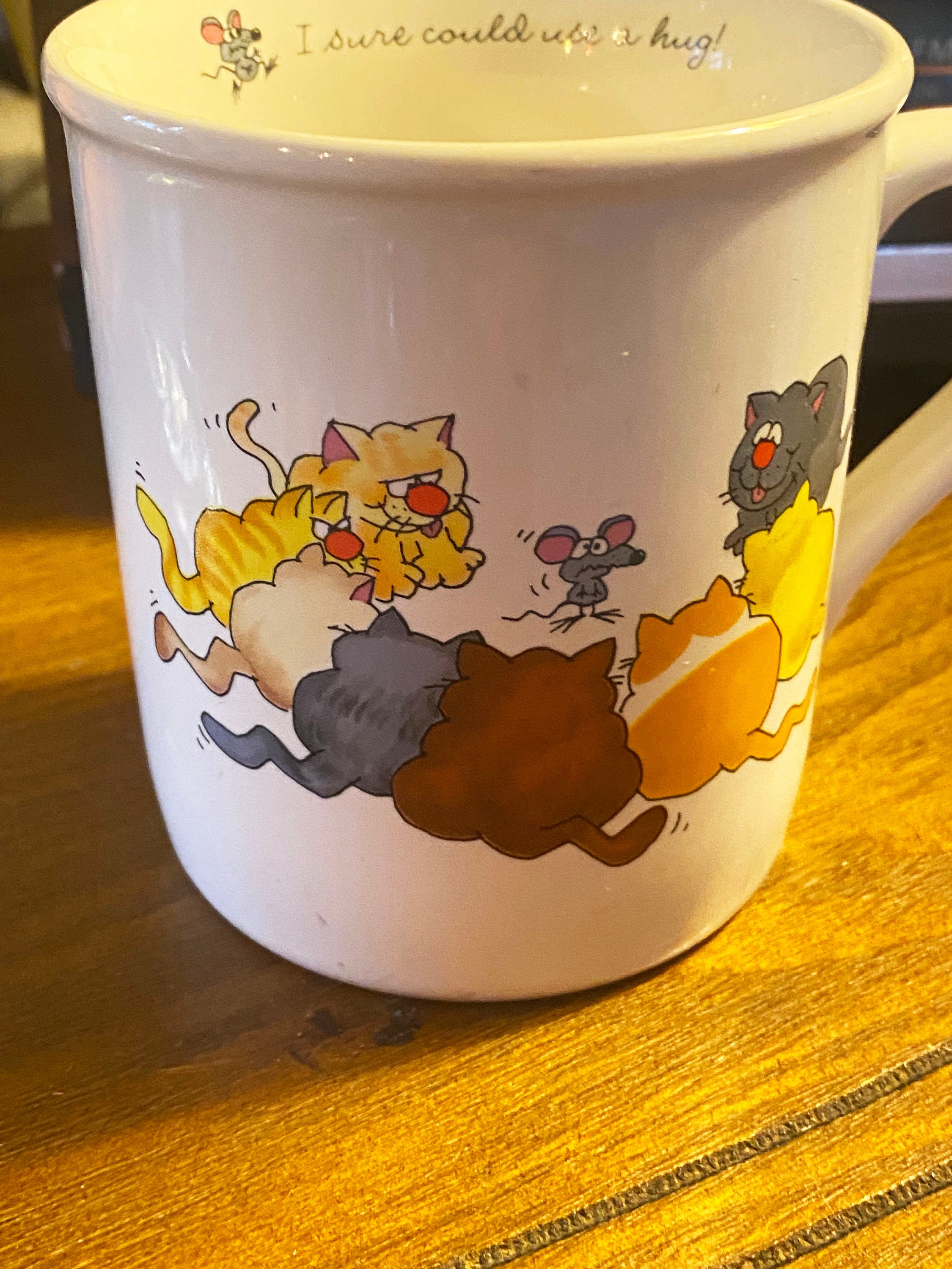 SALE Vintage 80's Rim Shots by Hallmark Cat Mug Dated 1985 - Etsy