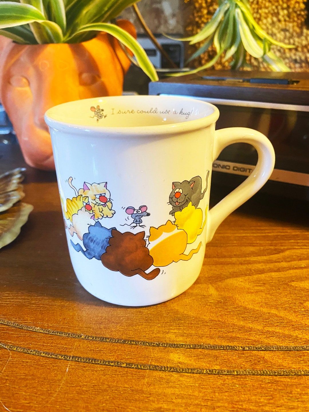 SALE Vintage 80's Rim Shots by Hallmark Cat Mug Dated 1985 - Etsy