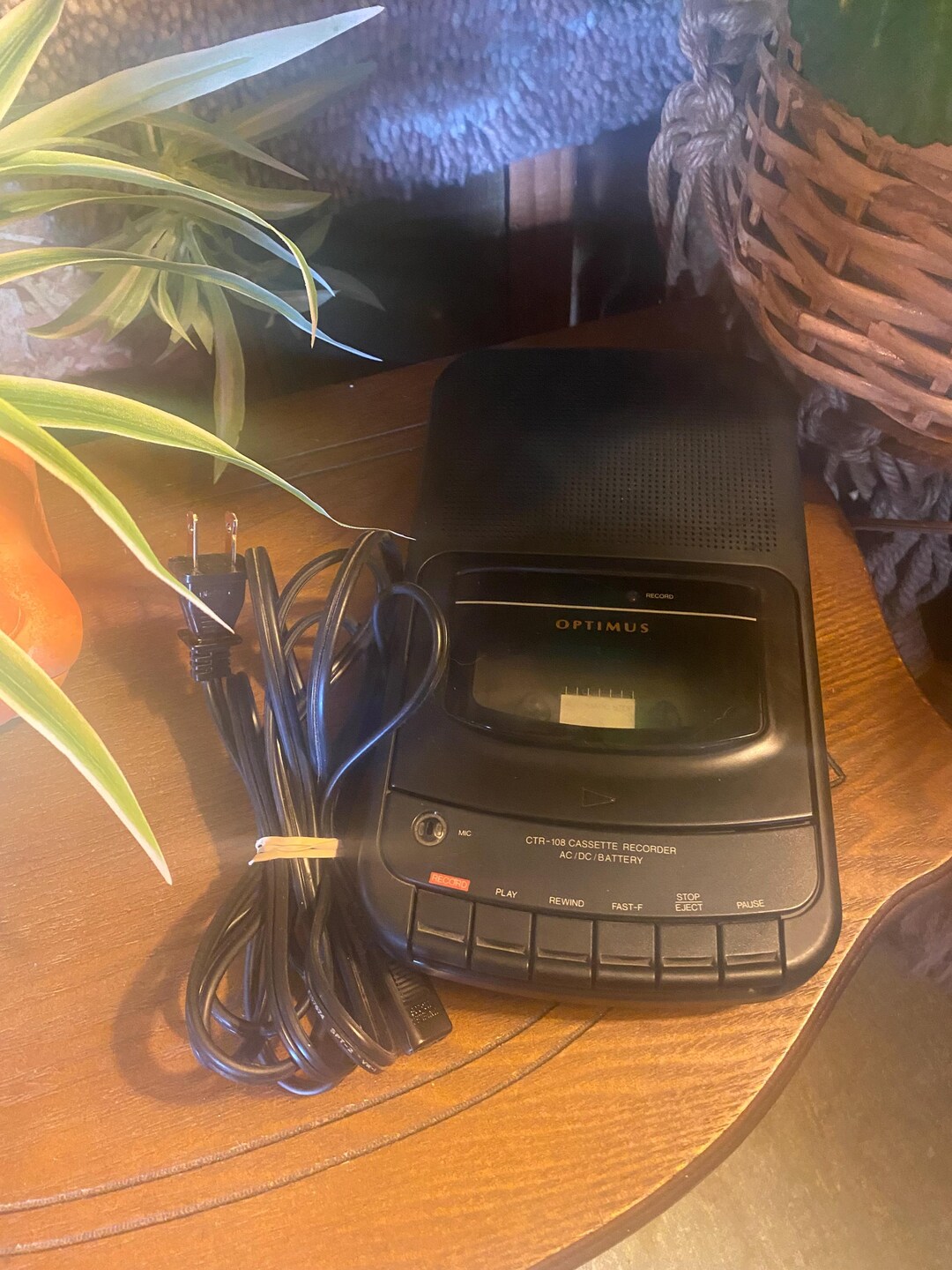 Optimus Cassette Recorder From Radio Shack - All Functions Tested and ...