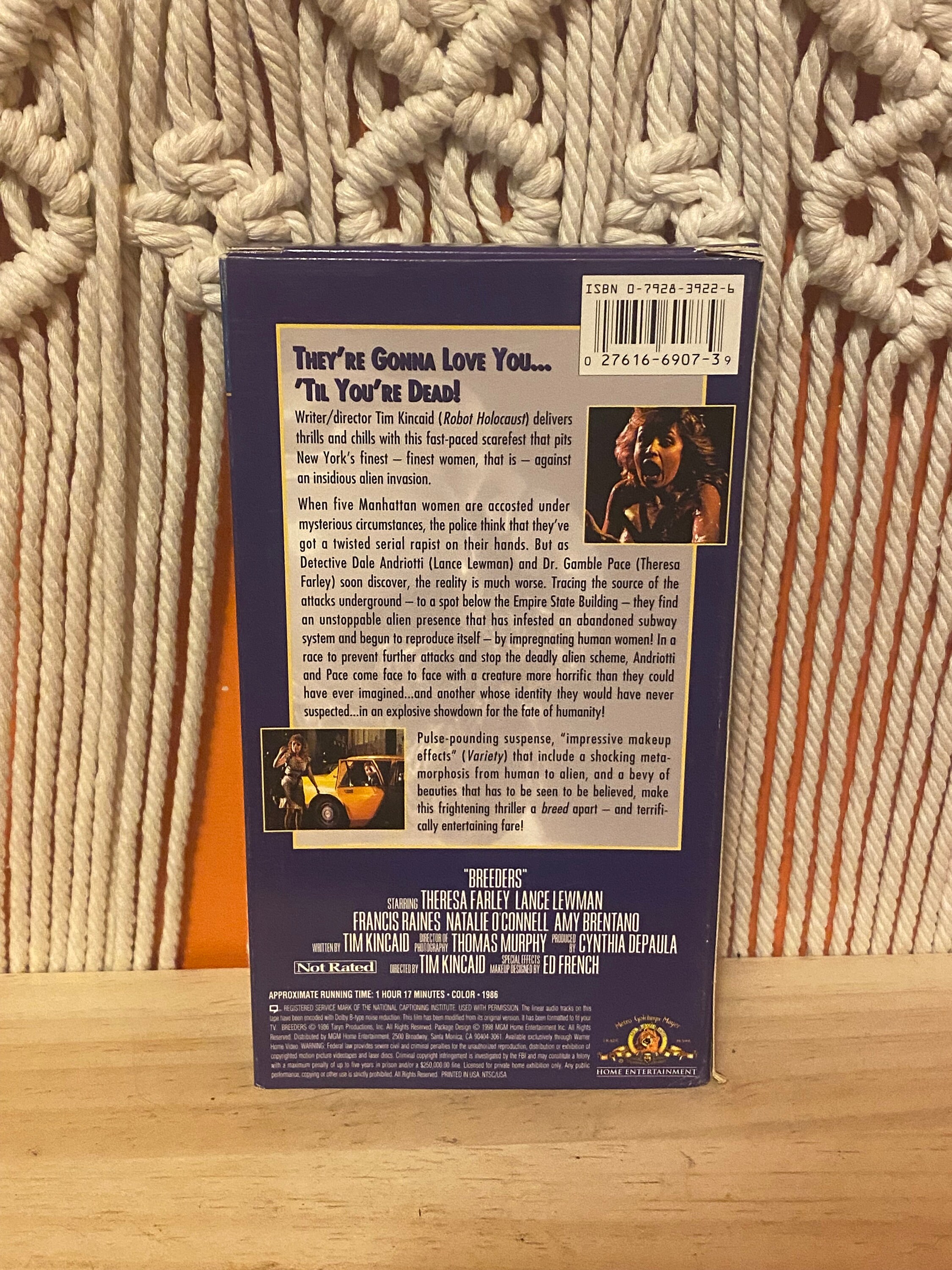 Breeders - Horror VHS - 1986 - Used in Like New Condition - Etsy