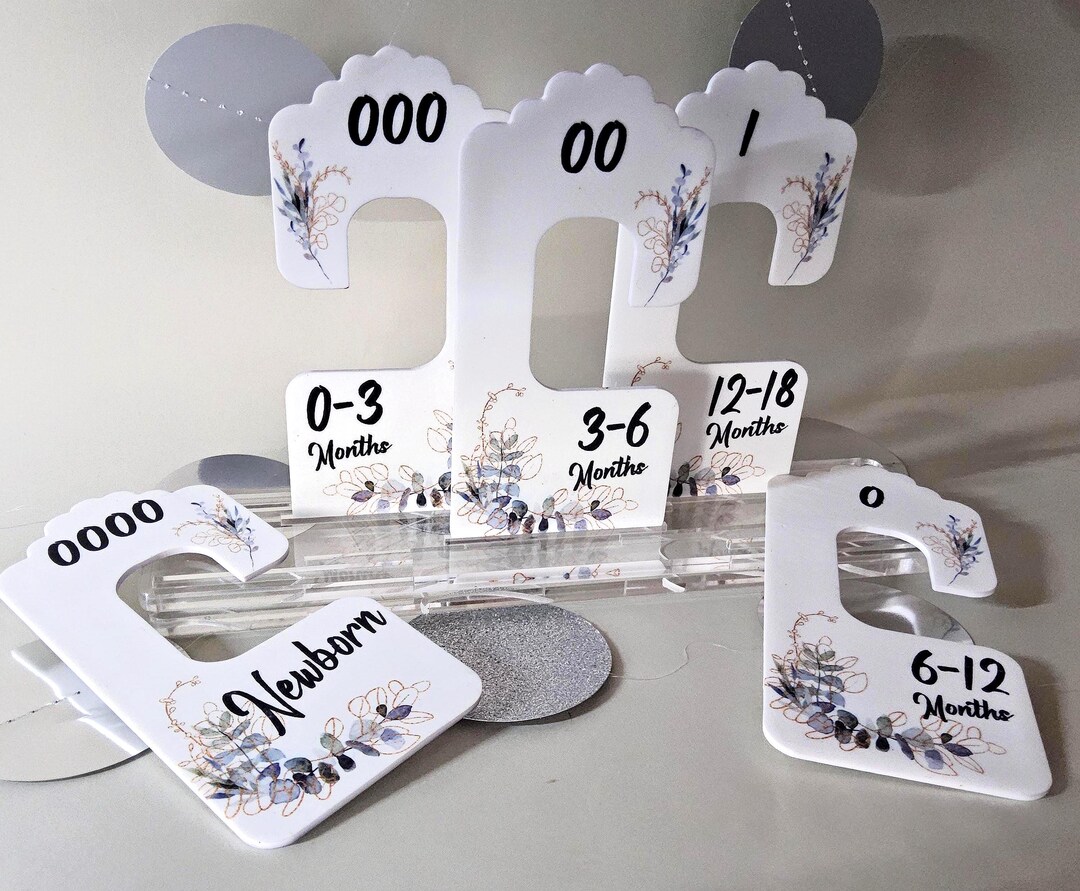 BABY Wardrobe Dividers, Hanger Seperators, Baby Age Divider, Cloths ...