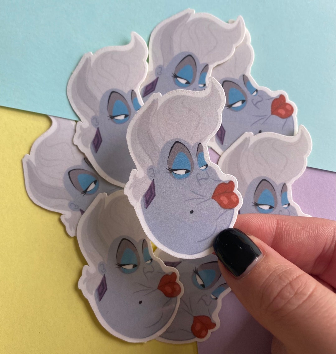 Ursula Sticker Disney Little Mermaid Sea Witch Die Cut - Etsy